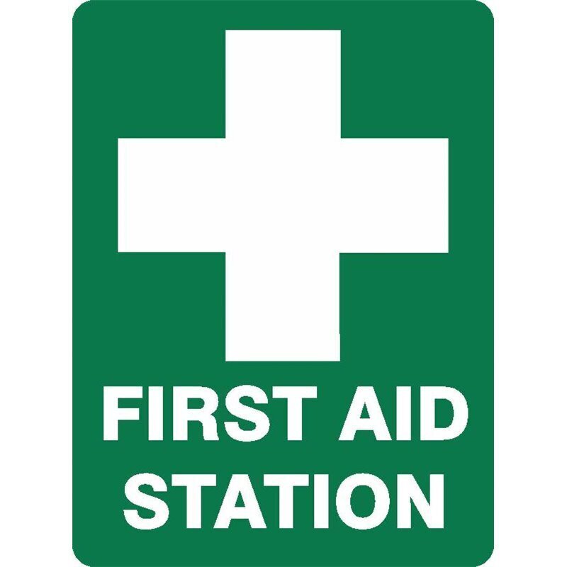 EMERGENCY FIRST AID STATION Sign