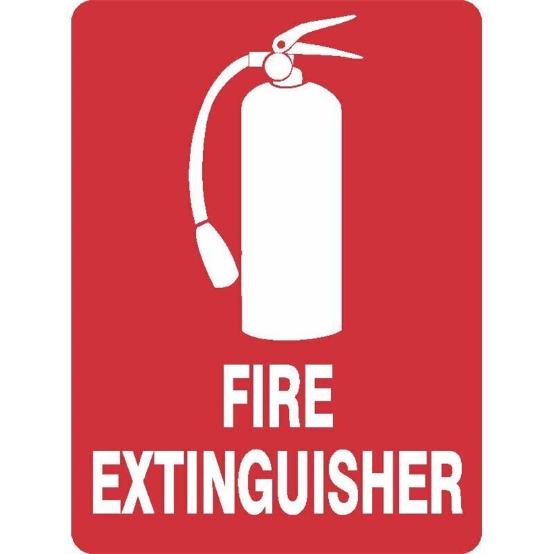 FIRE EXTINGUISHER Picto Sticker