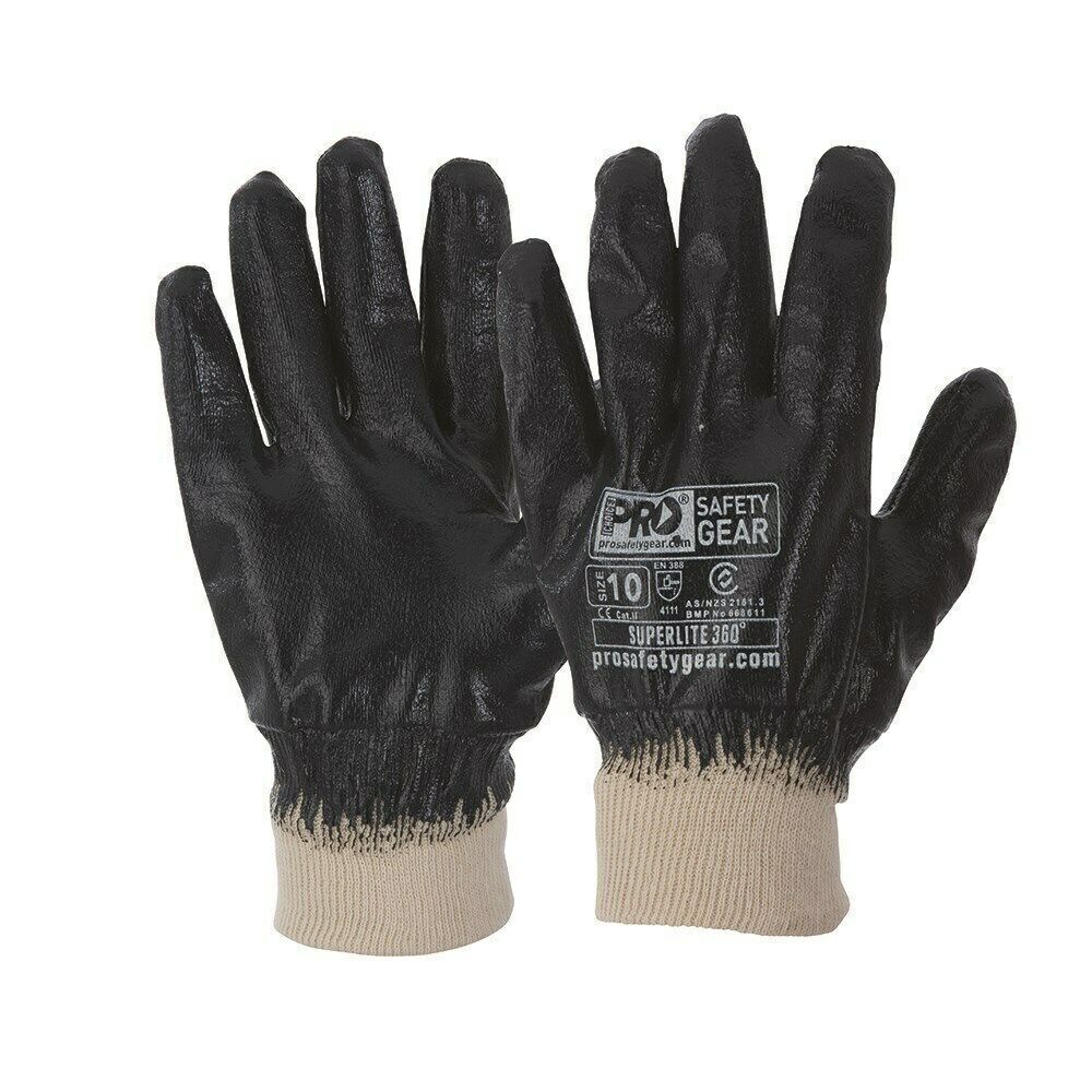 PRO CHOICE Super-Lite 360 Fully Dipped Nitrile Glove (PACK OF 12)